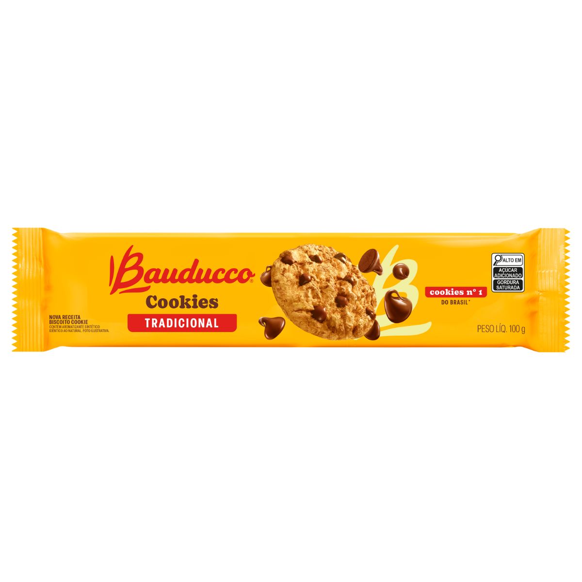 Biscoito Cookies Bauducco Original 100g